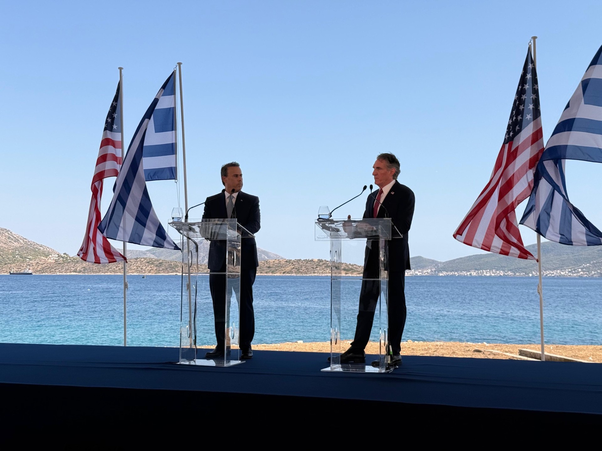 Bergamini's visit impact: Revithousa's strategic role in Greece