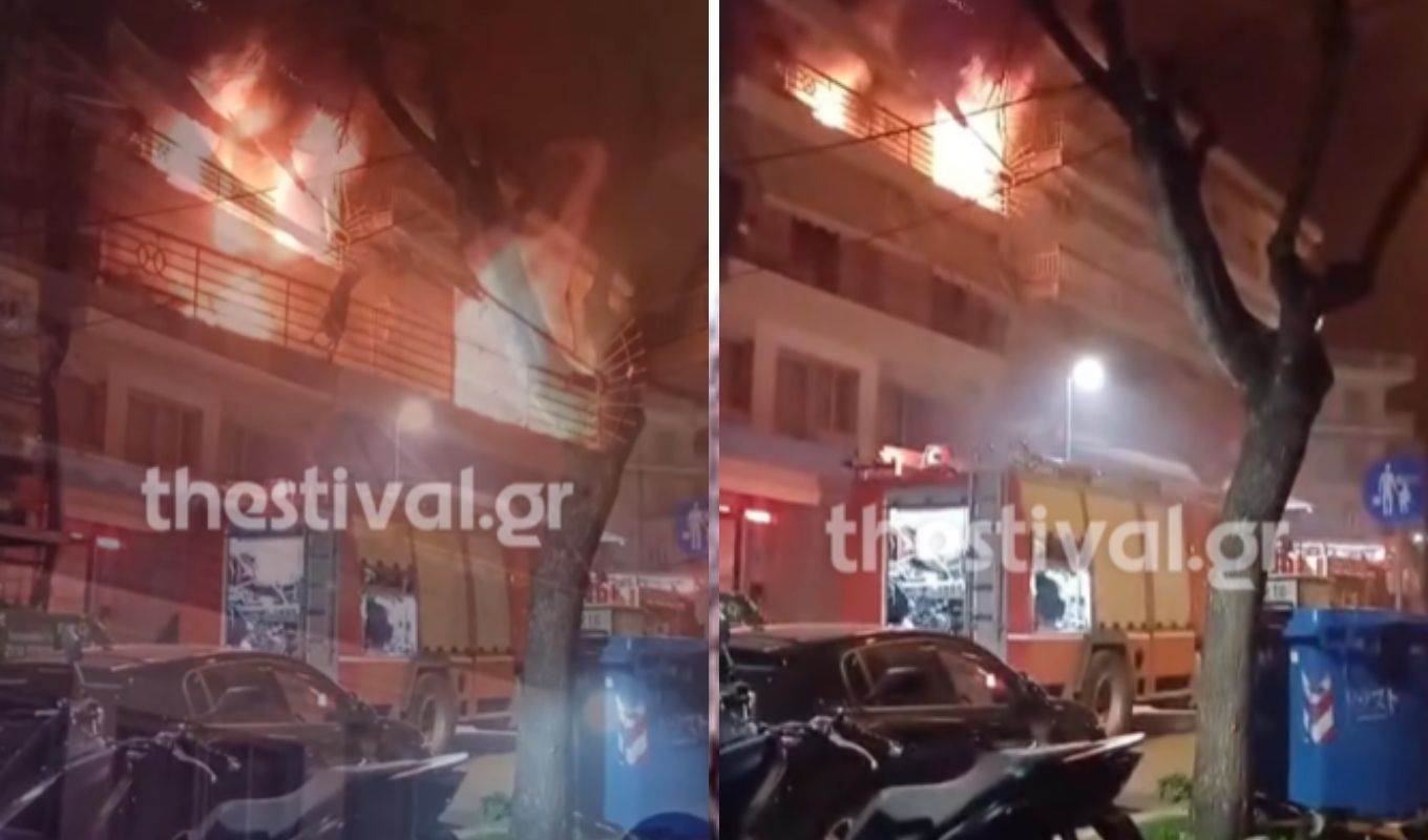 Thessaloniki: Elderly woman on life support after apartment fire