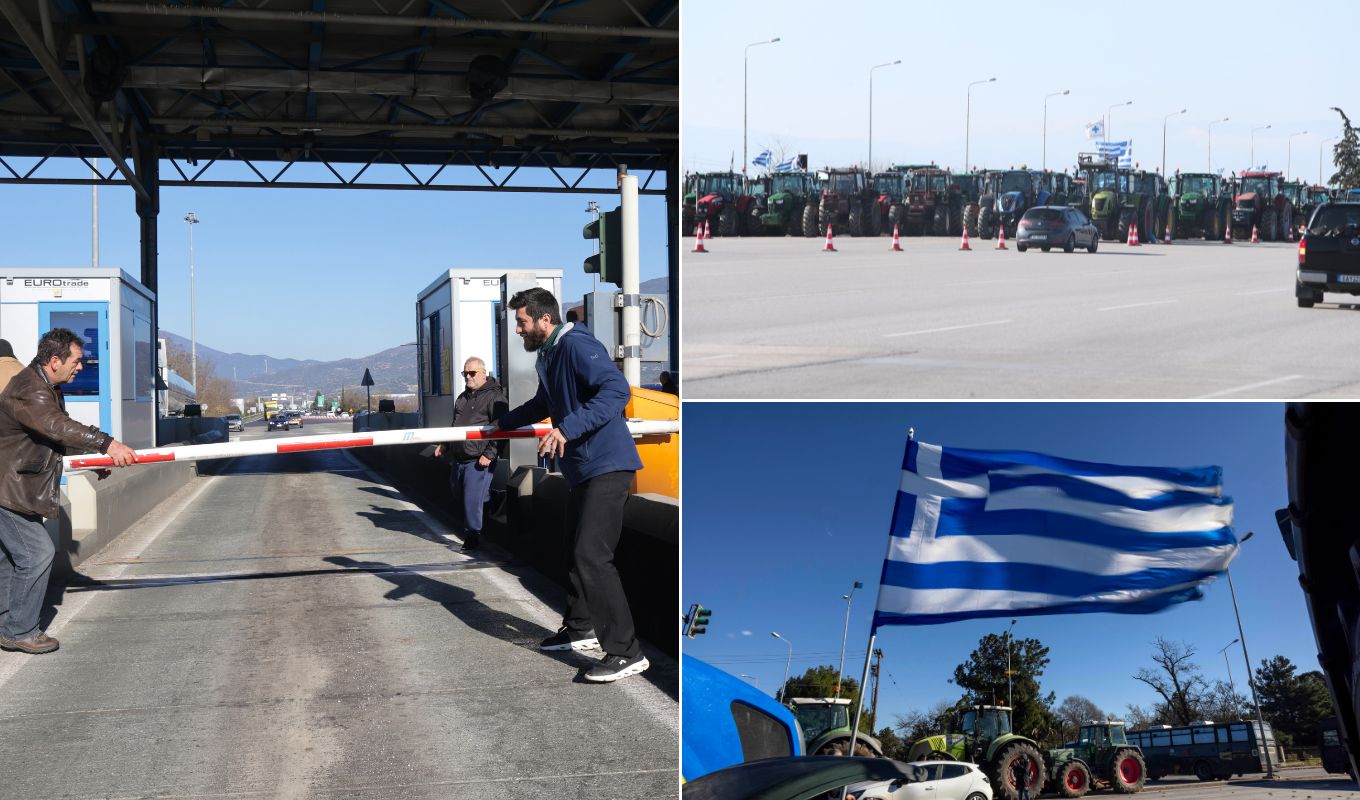 Greek farmers maintain road blockades, open toll gates as holiday ...