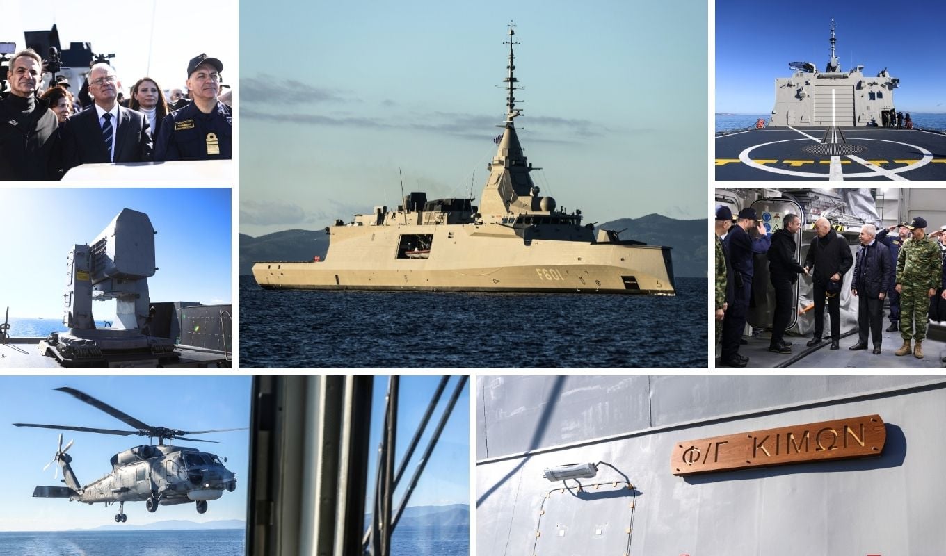 Frigate "Kimon": Greece welcomes first Belharra in grand ceremony