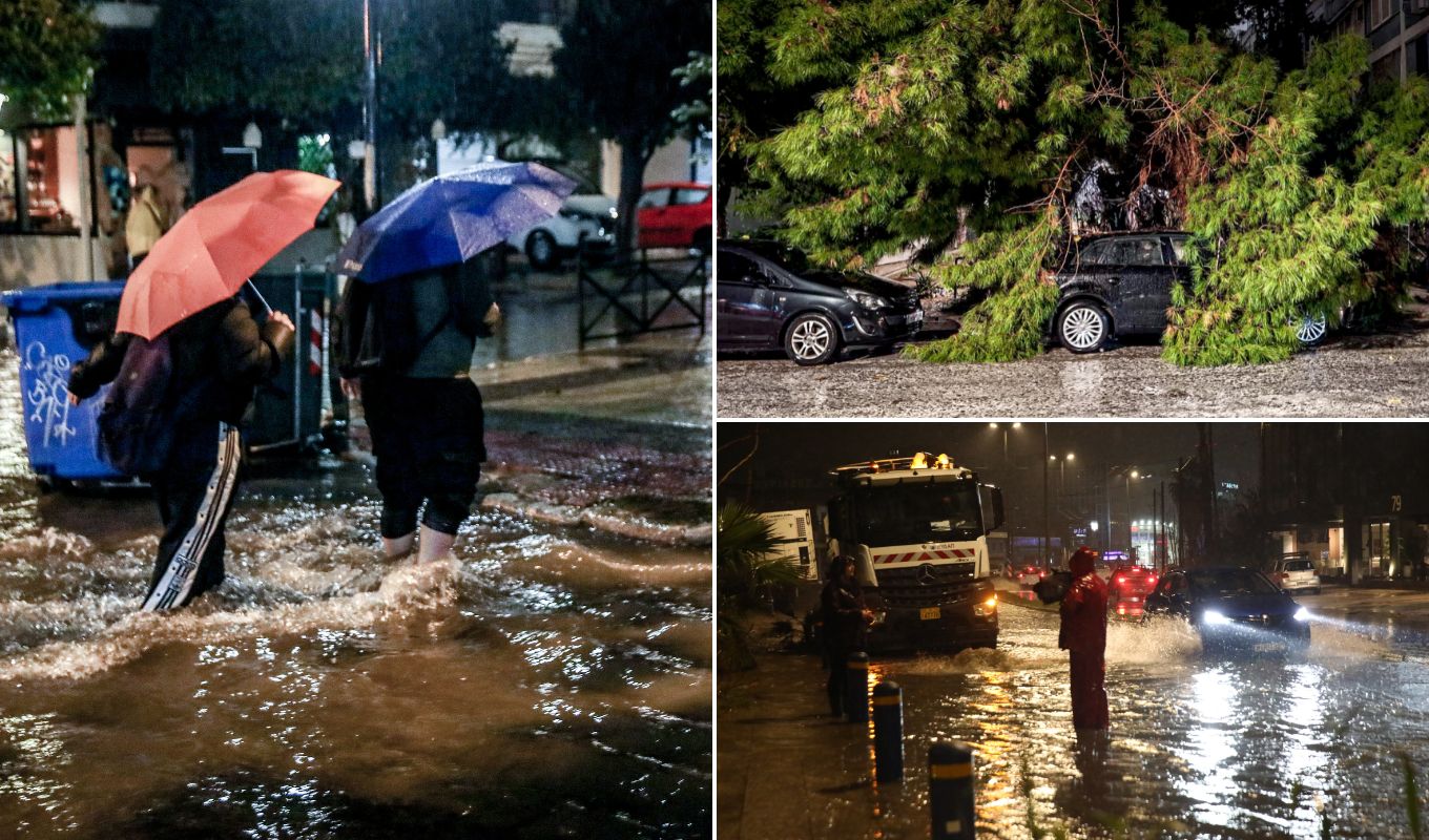 Deadly storm hits Greece: 2 dead, record rainfall, widespread flooding ...
