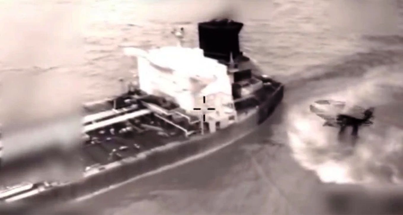 Caribbean raid: Video shows US seizure of Olina tanker carrying ...