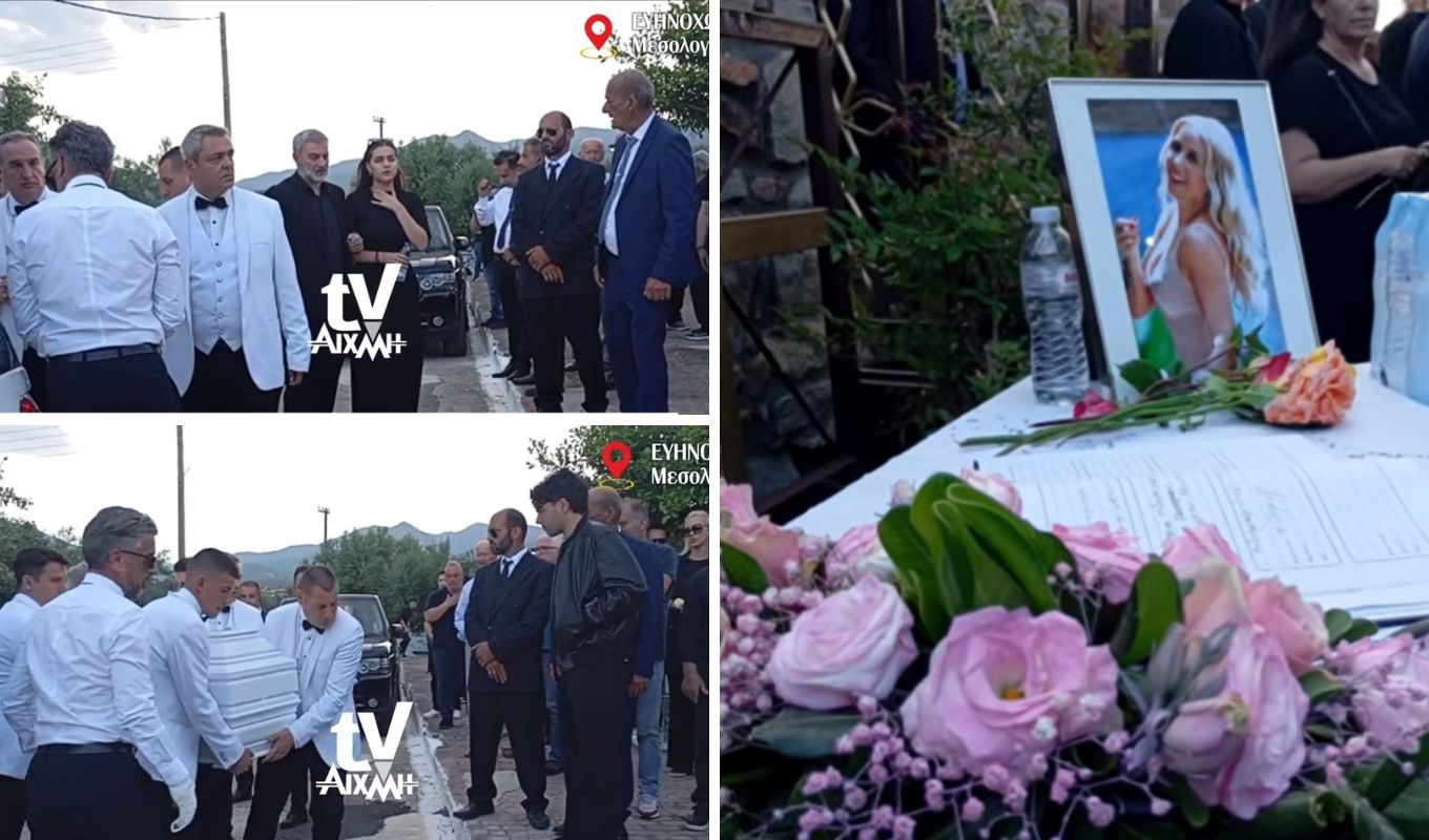 Gogo Mastrokosta funeral: Heartbreaking burial in Messolonghi